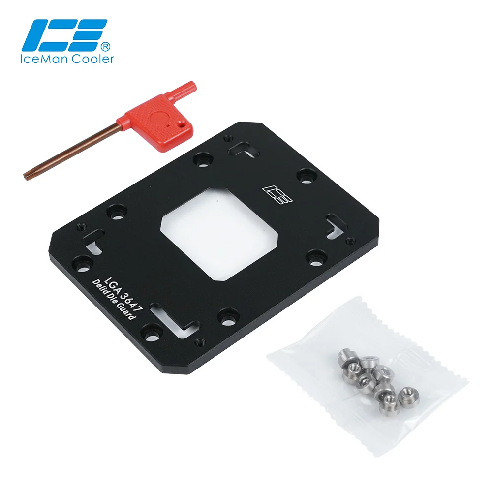 IceManCooler-CPU-Open-Cover-Protector-For-Intel-LGA3647-Delid-Die-Guard ...