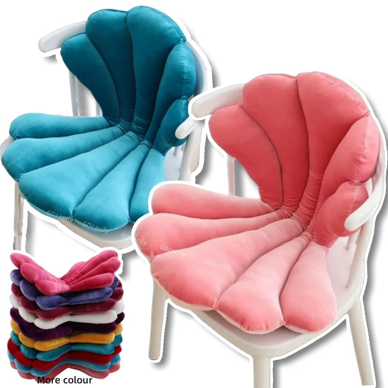 Luxury Velvet Sea Shell Chair Cushion Stuffed luxurious Sea Princess ...