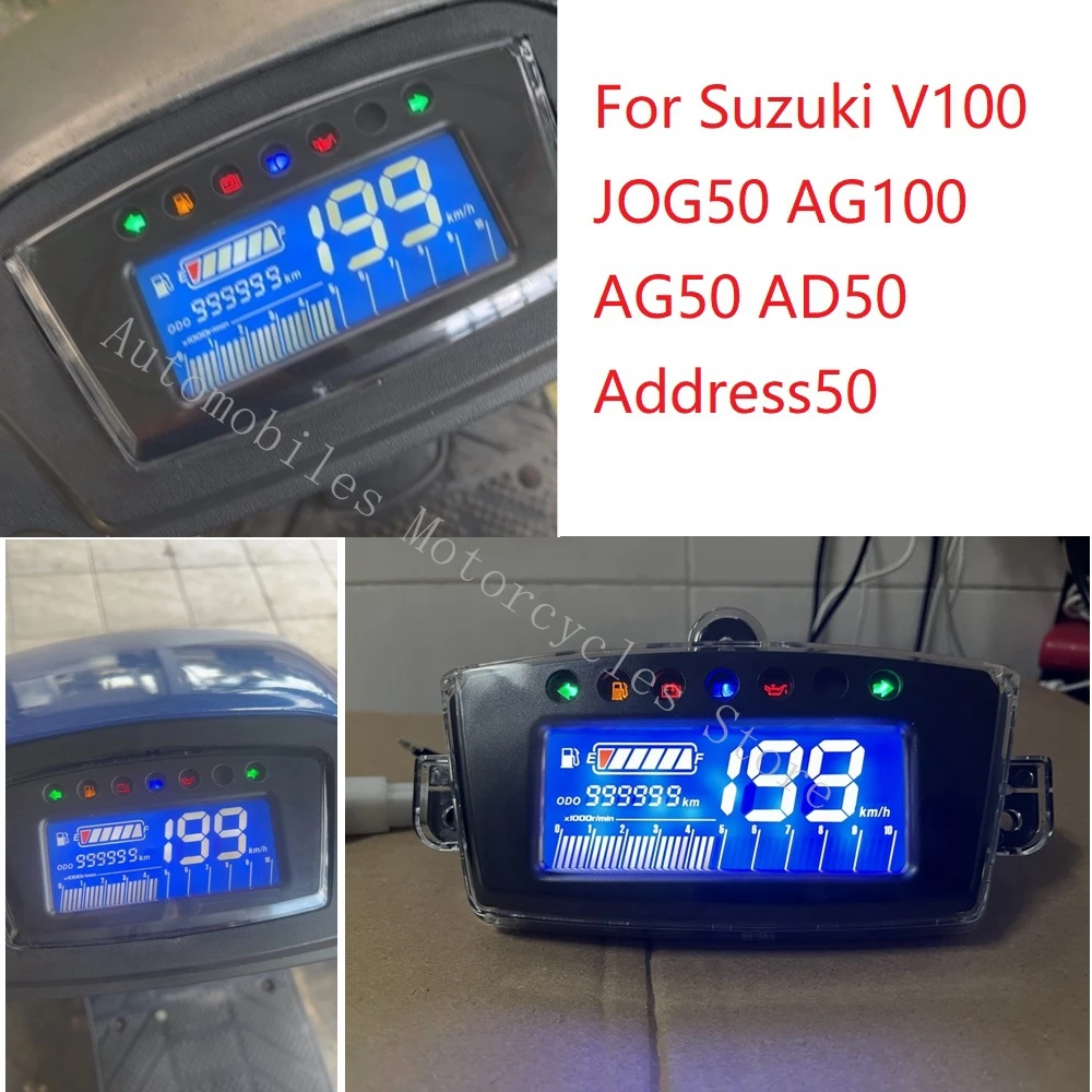 Digital-Meter-For-Suzuki-Address-V100-JOG50-AG100-AG50-AD50-Address50 ...