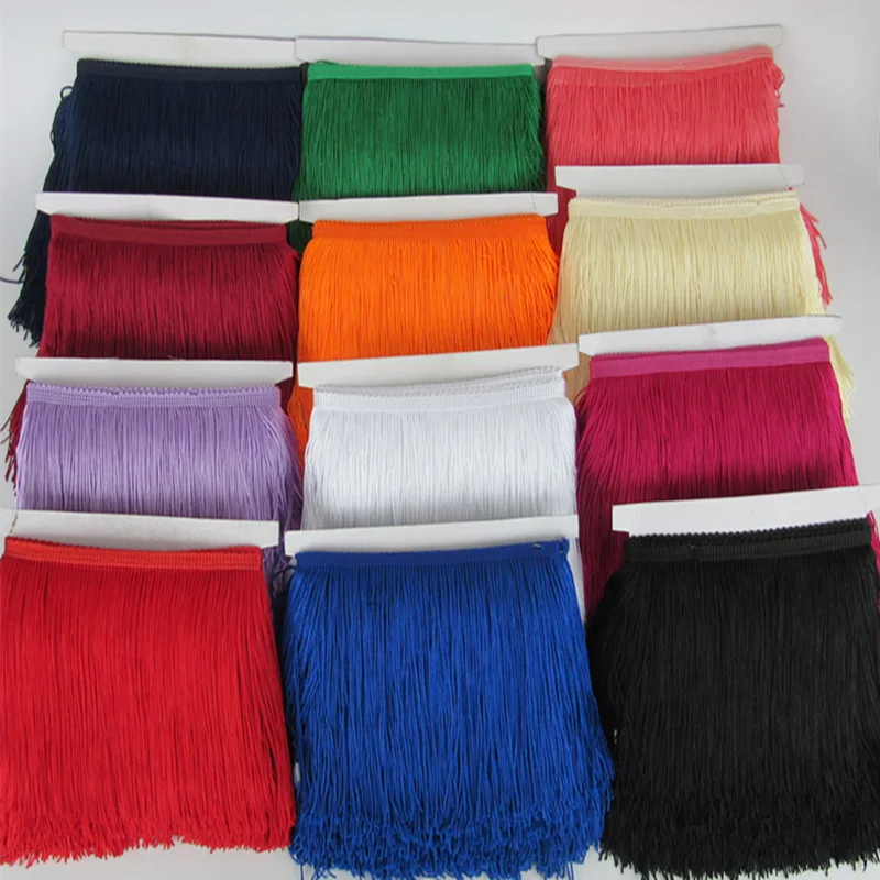 10-Meters10-15-20-30cm-Long-Tassel-Fringe-Lace-Trim-Tassels-For ...