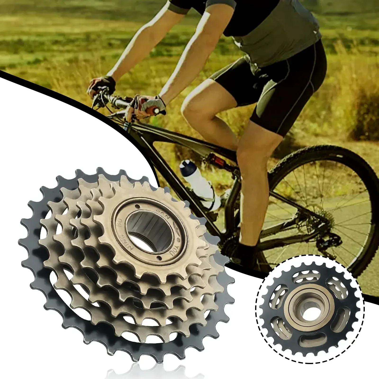 Bike-Sprocket-6-7-8-Speed-13-14-28T-Sprocket-Screw-On-Freewheel-For ...