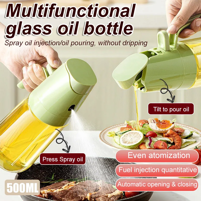 Spray-Oil-Bottle-DualUse-Glass-Oil-Bottle-Atomizing-Household-Kitchen ...