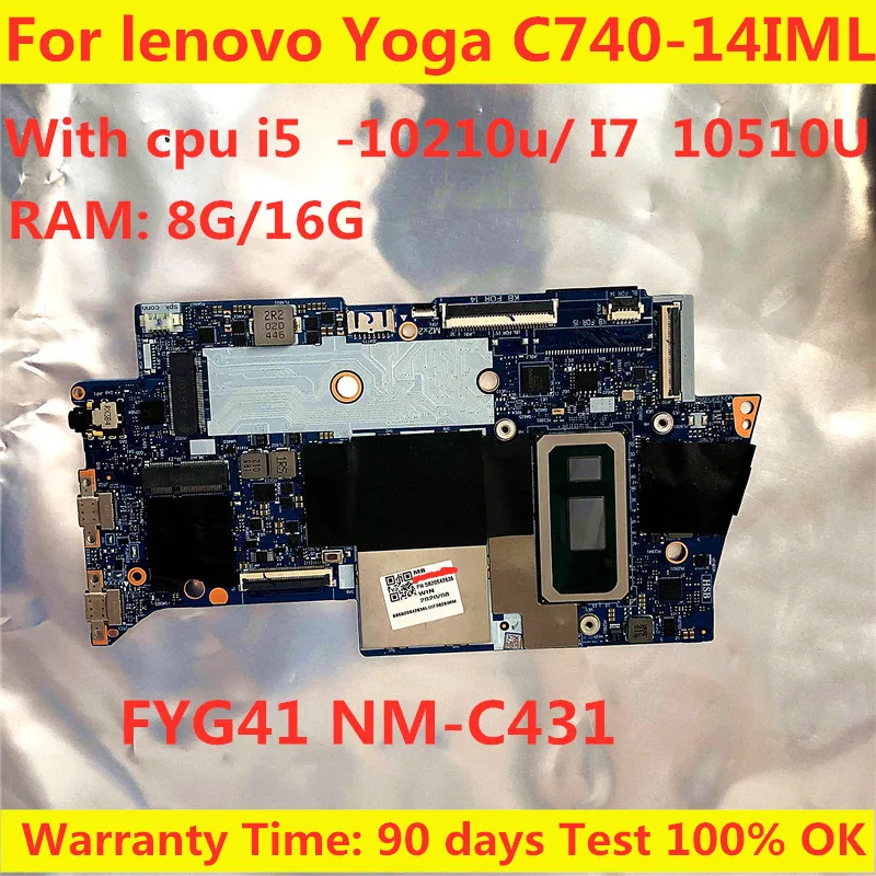 FYG41-NM-C431-motherboard-For-Lenovo-Yoga-C740-14IML-YOGA-C740-14 ...