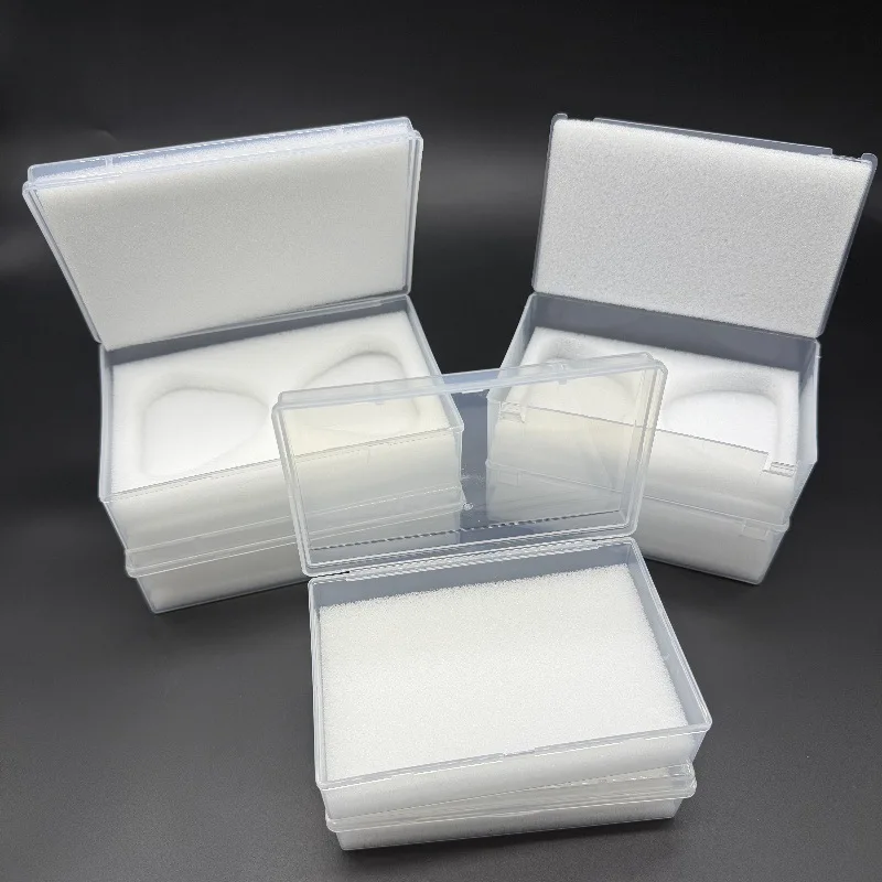 10Pcs Plastic Model Placement Box Dental Denture Technician With Foam ...