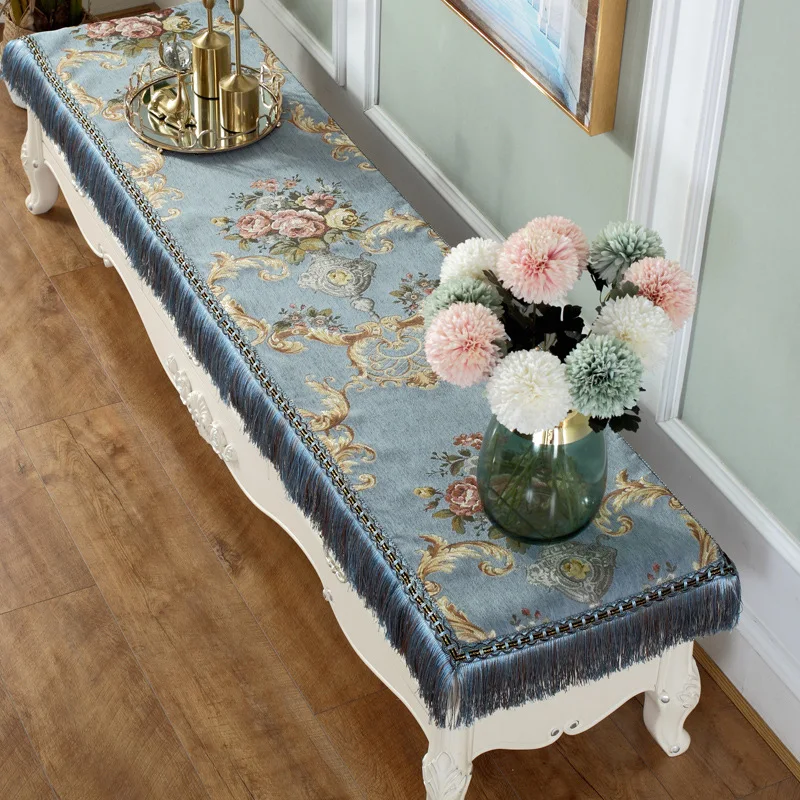 Hot-European-TV-Cabinet-Cover-Cloth-Long-TableCloth-Dressing-Table ...