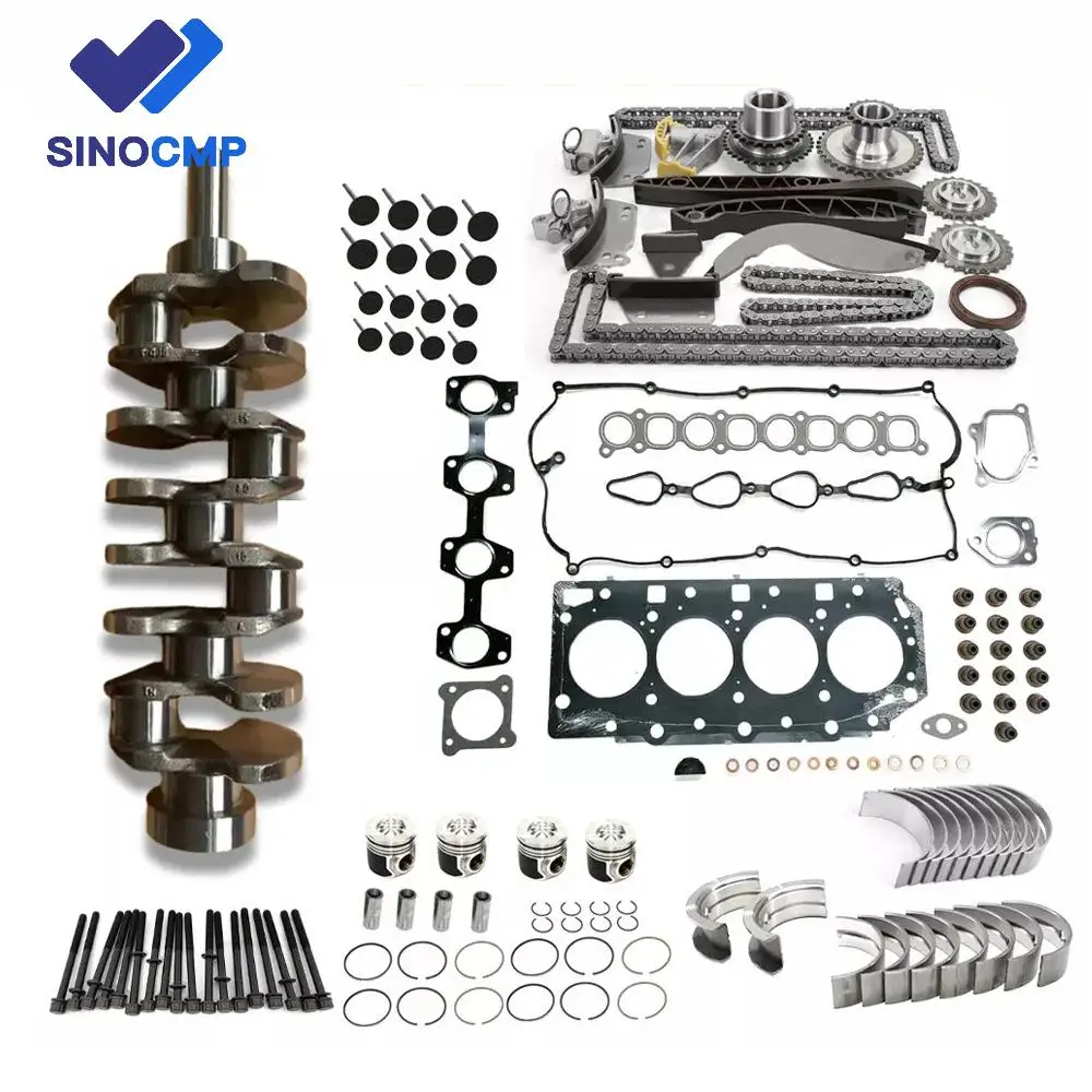 D4CB 2.5L Engine Overhaul Rebuild Kit Crankshaft Timing Chain Kit ...