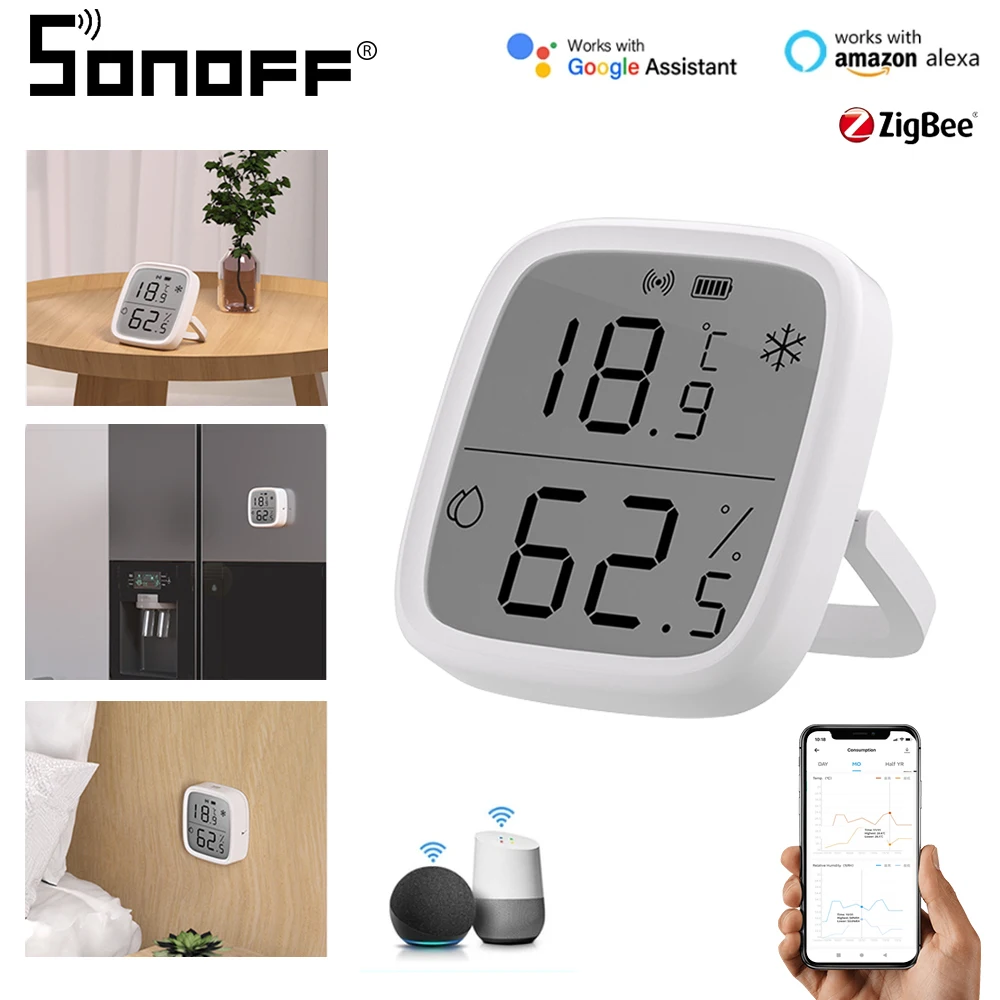 SONOFF-SNZB-02D-Zigbee-LCD-Screen-Smart-Temperature-Humidity-Sensor ...