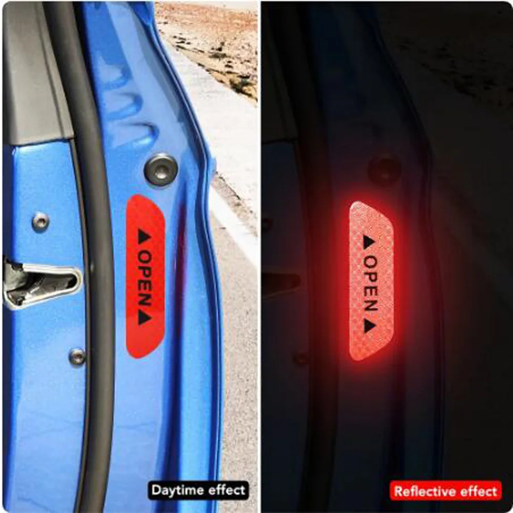 4Pcs-Car-Door-Safety-Warning-Mark-OPEN-Reflective-Stickers-for-Seat ...