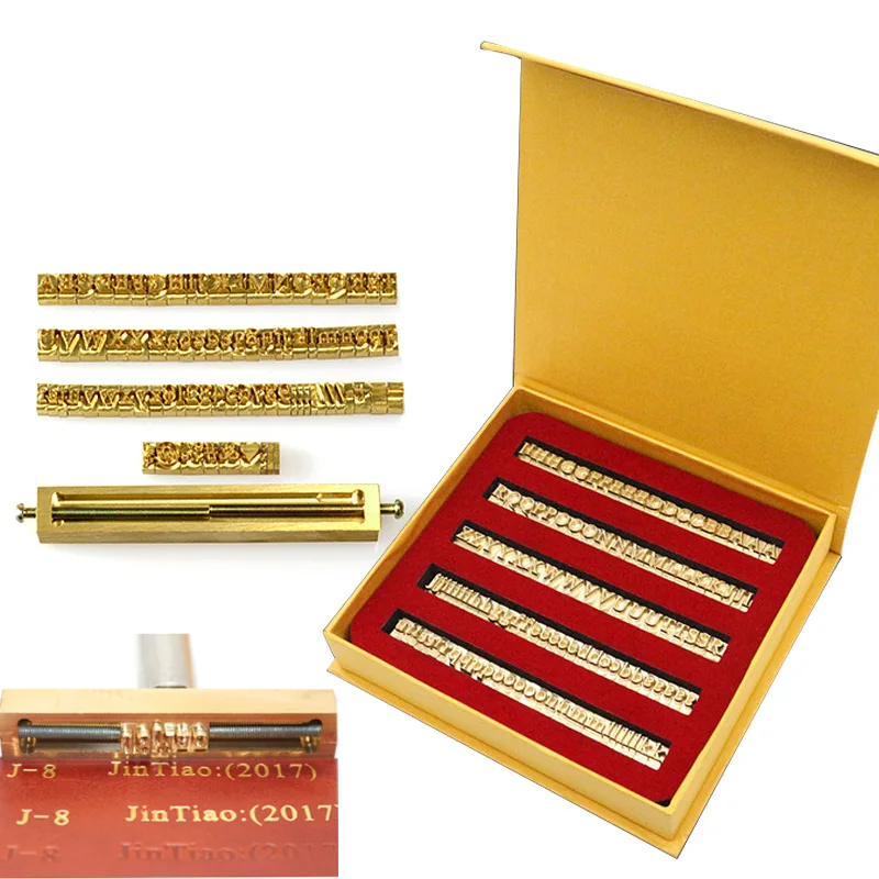 Machine-Estamper-l-Alphabet-en-Laiton-de-Type-Mobile-Ensemble-de ...