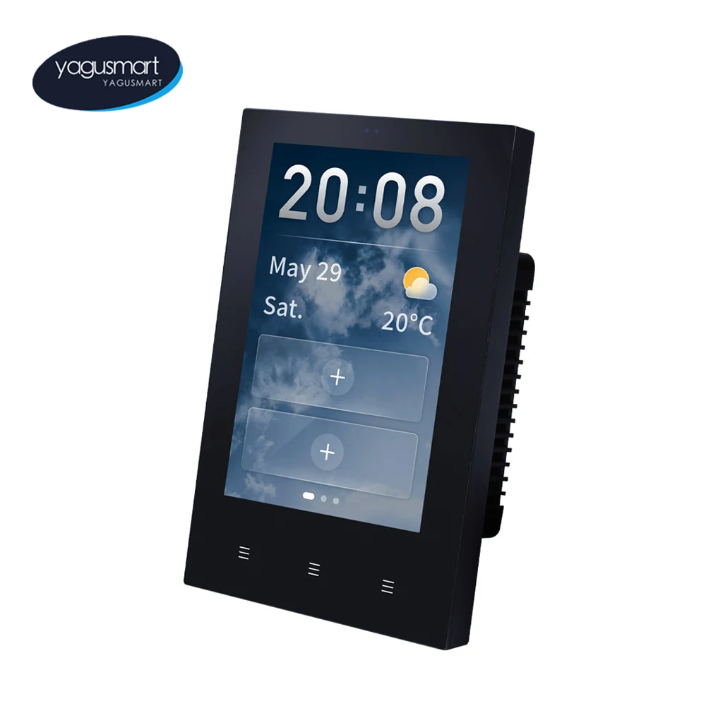 Zemismart Tuya Smart Central Control EUA 4 "Touch LCD Panel, Hub Zigbee ...