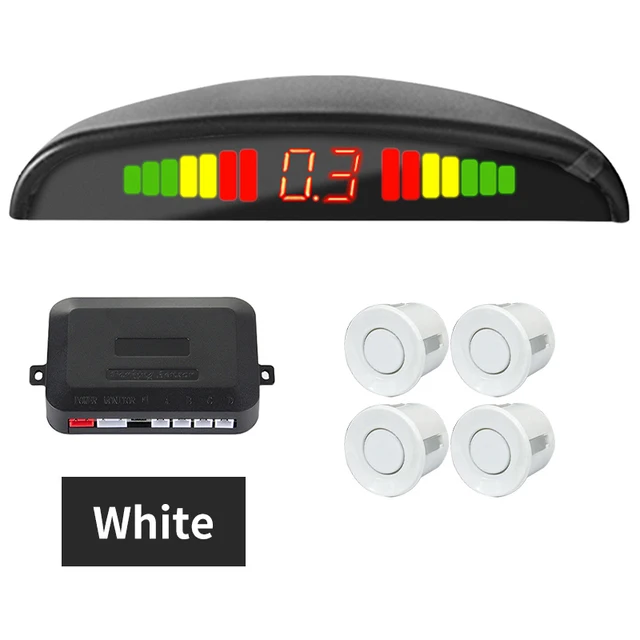 Car Parking Sensor Kit 2 Sensors/4 Sensors 22mm LED Screen Reverse ...