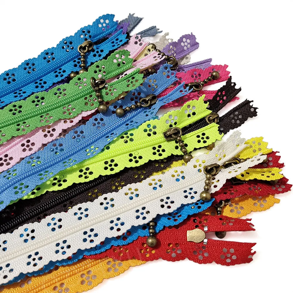 Hot-sell-20-25-30-35-53CM-Nylon-Lace-Zipper-For-Clothes-Zippers-Tailor ...
