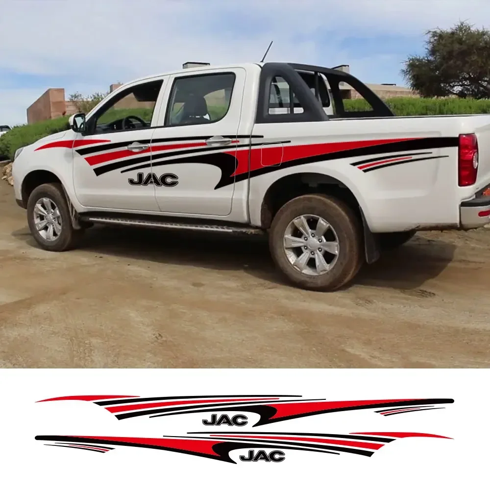 For-JAC-Shuailing-T6-T8-Pro-Pickup-Door-Side-Sticker-Truck-Waist-Line ...