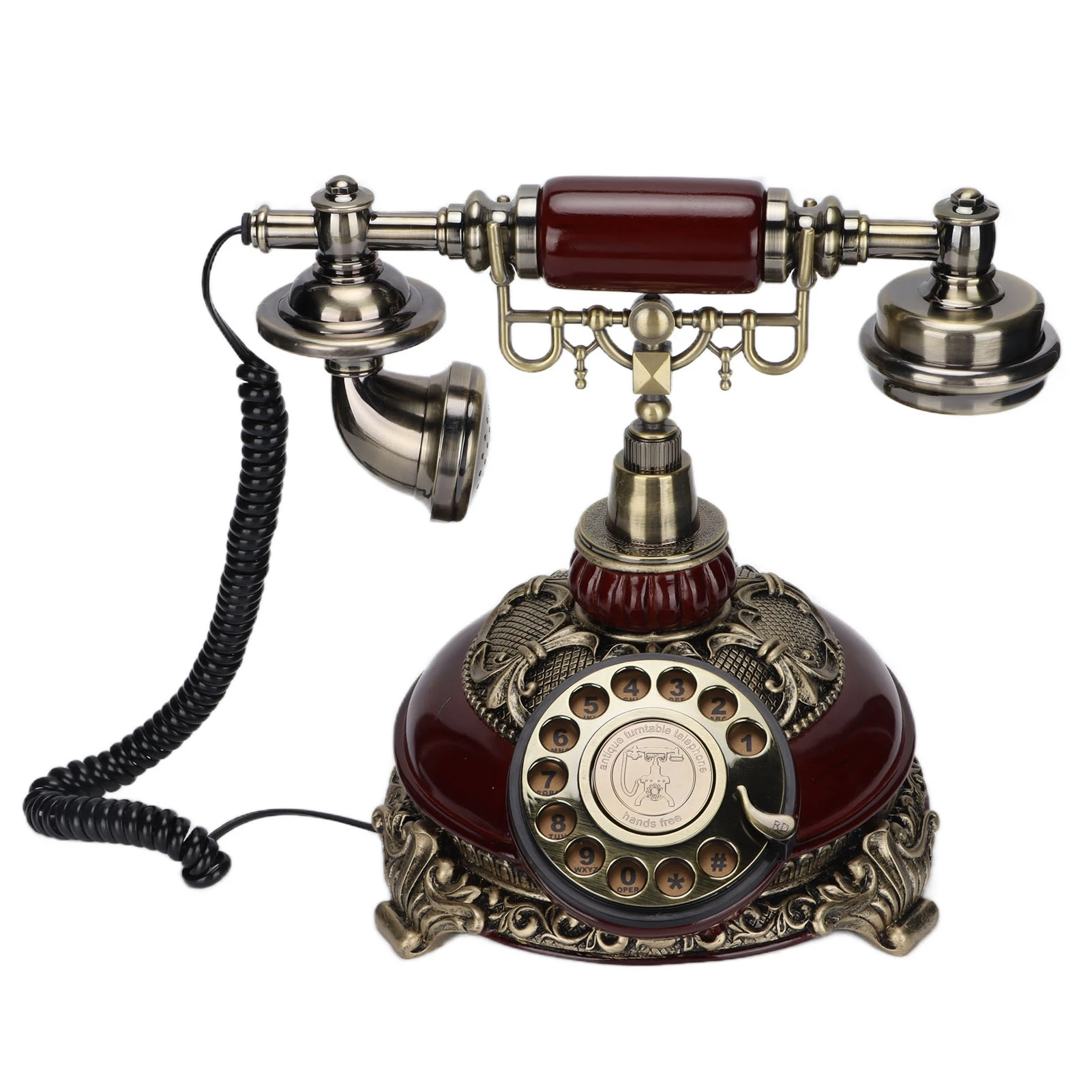 Vintage-Telephone-European-Style-Old-Fashioned-Landline-Phone-Rotary ...