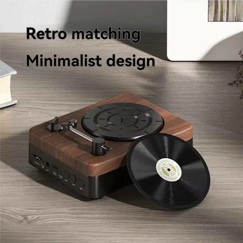 New-Atomic-Vinyl-Record-Player-Bluetooth-Speaker-Creative-Retro-Audio ...