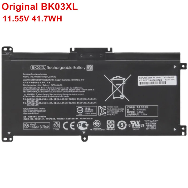 Genuine-6cell-BK03XL-Notebook-Battery-for-HP-Pavilion-X360-14-14M ...