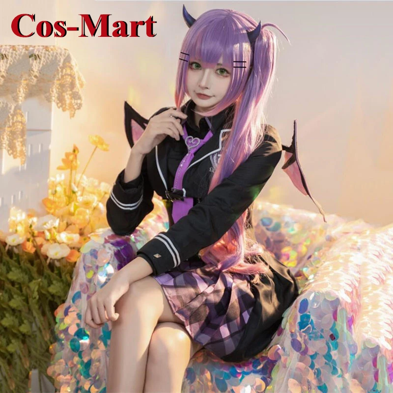 Cos-mart Anime Vtuber Hololive Tokoyami Towa Cosplay Costume Sweet ...