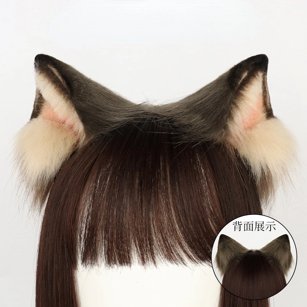 Simulated Siamese Cat Ear Headband Cosplay Three-dimensional Animal ...