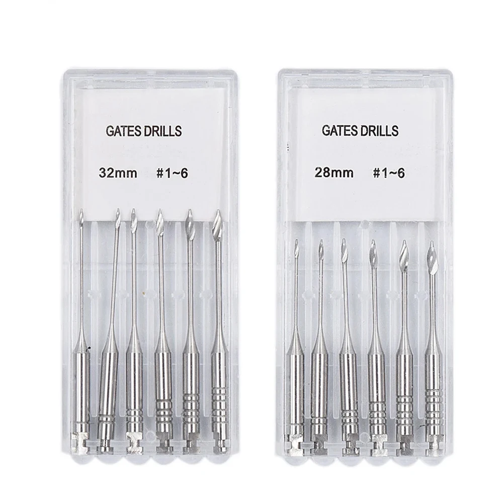 Dental-32mm-28mm-Gates-Glidden-Endodontic-Files-Reamers-Drill-Burs-Endo ...