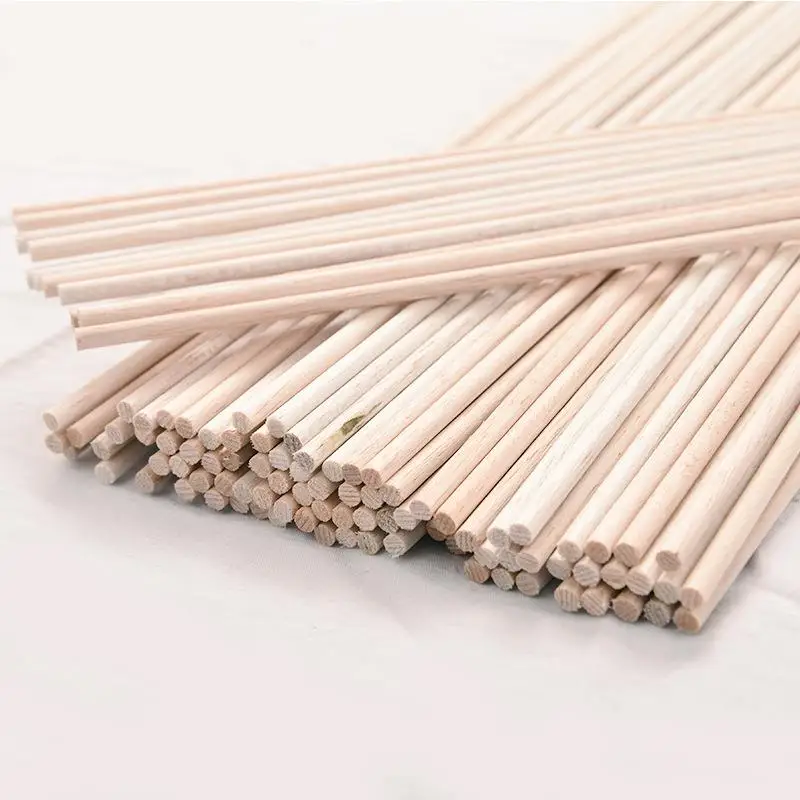 Luz-madeira-redonda-vara-balsa-madeira-logs-artesanais-madeira-macia ...