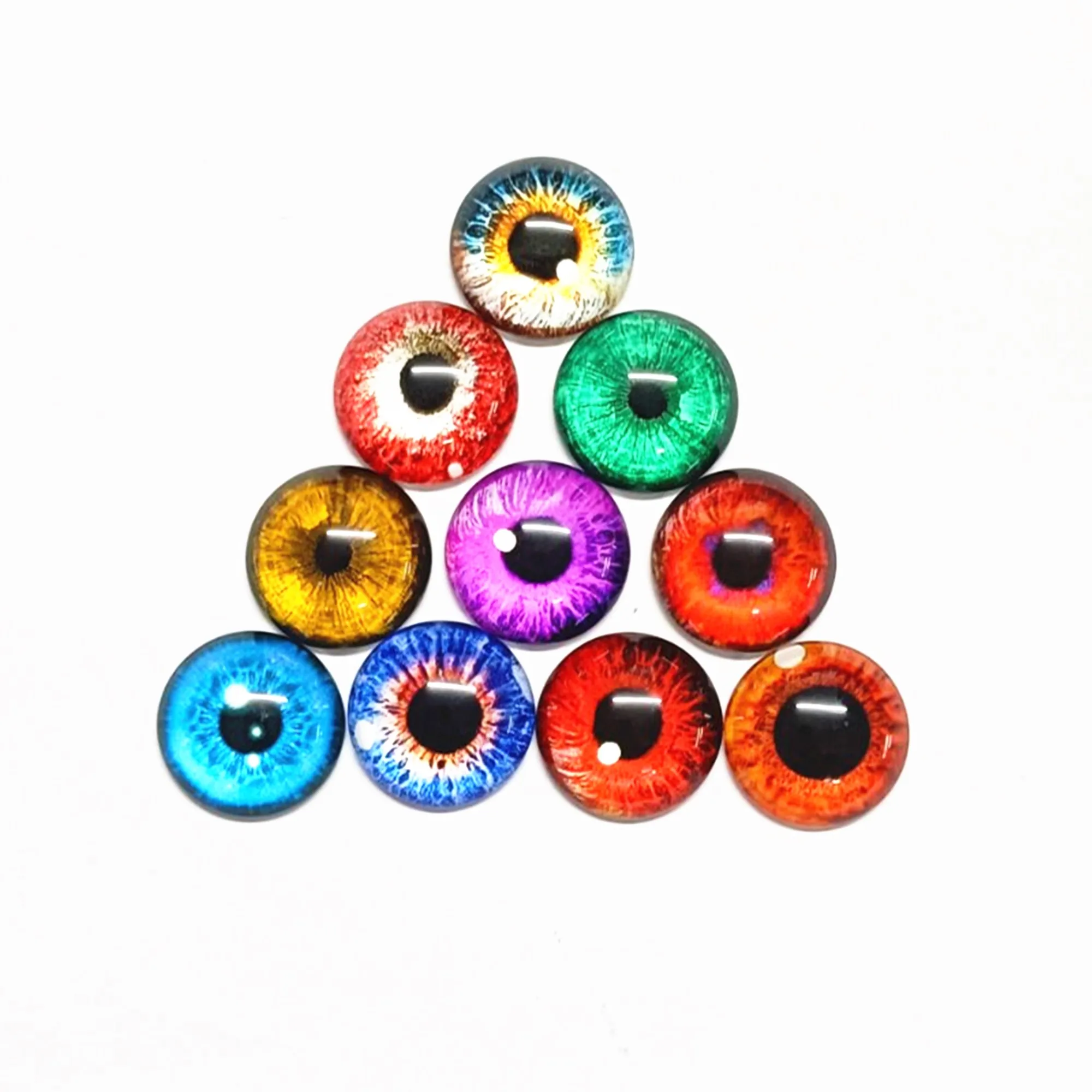 20pcs/lot High-quality time gem round glass plush toy eyeball eyeball ...