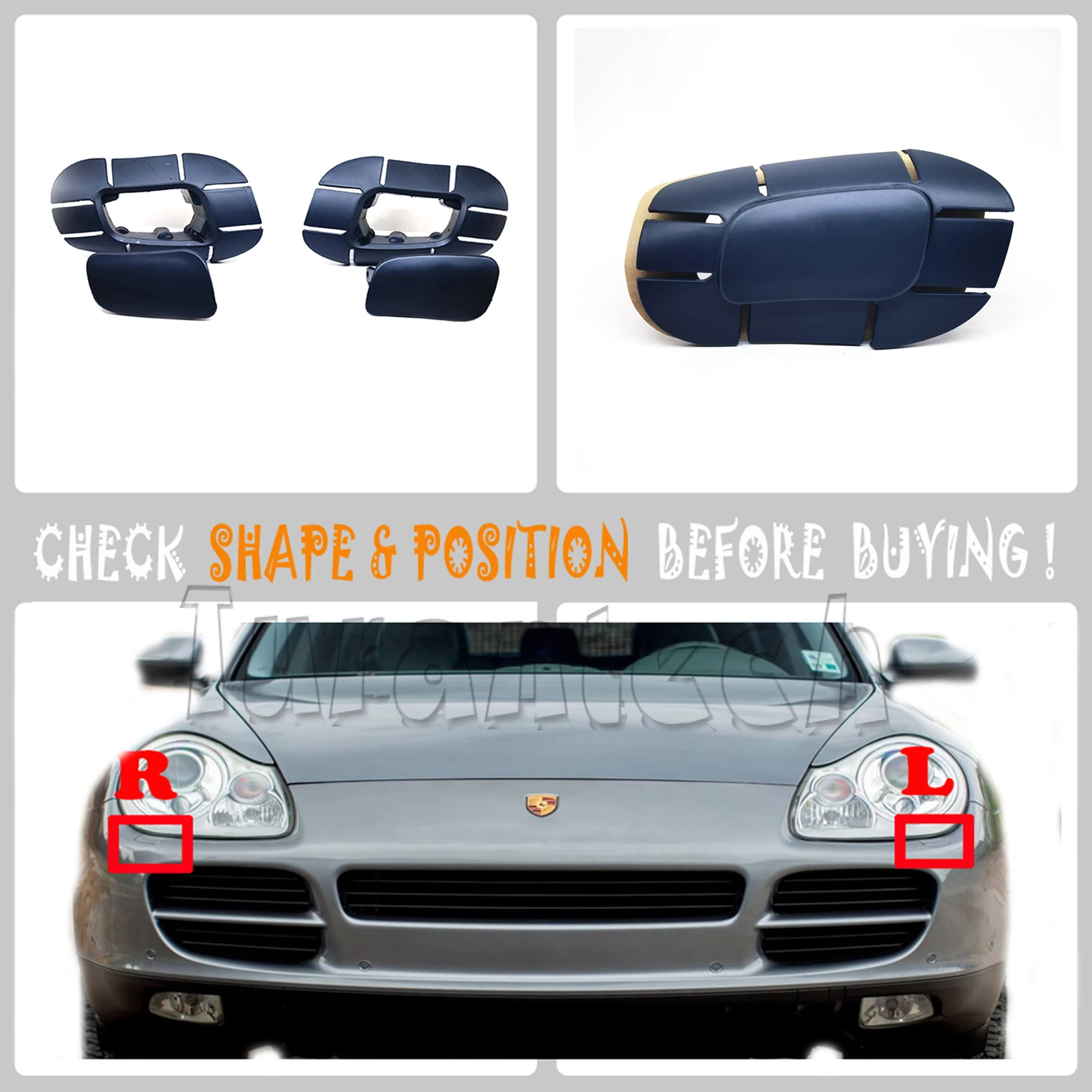 Washer-Cover-for-03-06-Porsche-Cayenne-9PA-955-Basic-Base-S-Sport ...