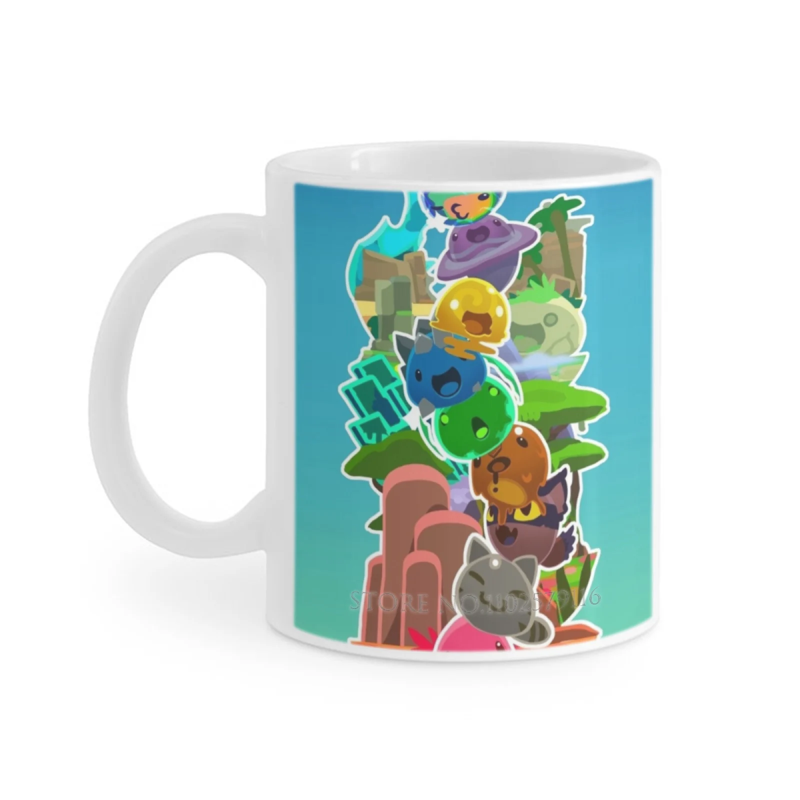 Slime-Tower-White-Mug-Coffee-Cups-Funny-Ceramic-Coffee-Tea-Cocoa-Mug ...