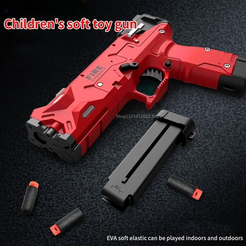 Children-Launcher-Toy-Gun-Shell-Ejection-Soft-Bullet-Gun-Continuous ...
