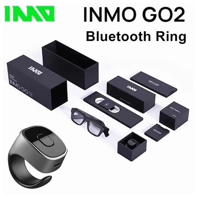 INMO GO2 AR Smart Translation Glasses – Real-time 40 Language Translation, Wireless Bluetooth ...