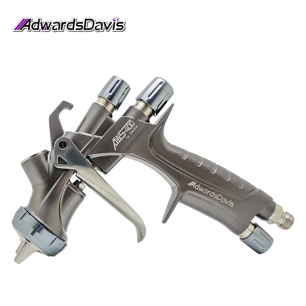 WS400 Pneumatic Spray Gun 1.3mm High Atomization Automotive Sheet Metal ...
