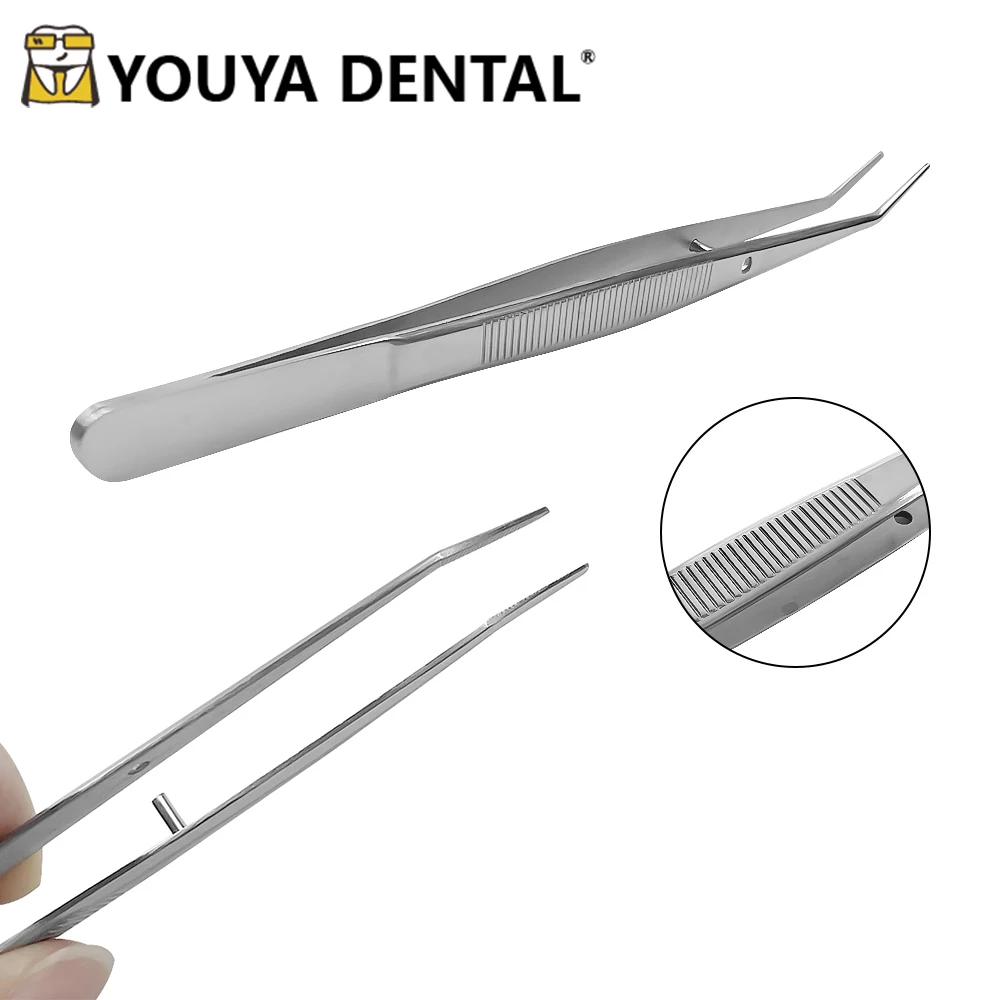 Dental-Cotton-Dressing-Forceps-Pick-Up-Cotton-Tweezer-Nail-Art-Nippers ...