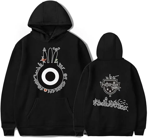 Patapon Hoodie Game Merch for Men and Women Cool Logo Print Long Sleeve ...