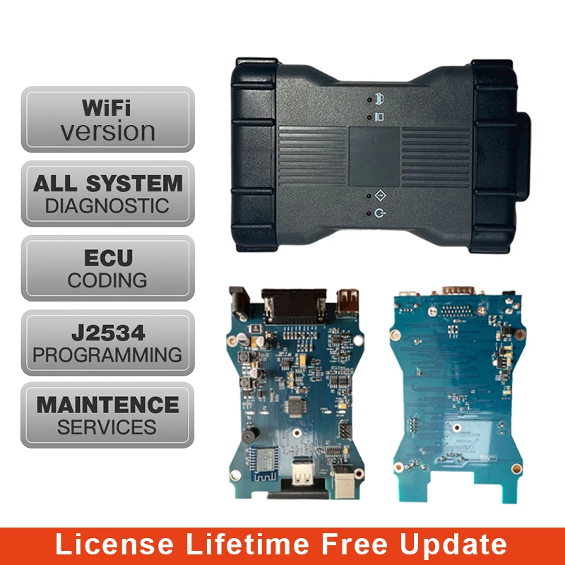 르노 VCI 스캔 도구용 다국어 진단 및 프로그래밍, 와이파이 지원 CAN 클립 업데이트 V227|brake fluid ...