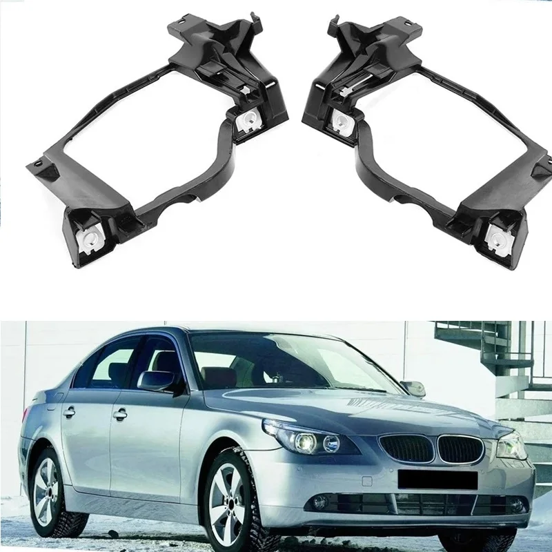 Auto-Headlight-Mounting-Brackets-Fit-For-BMW-5-Series-E60-E61-525I ...