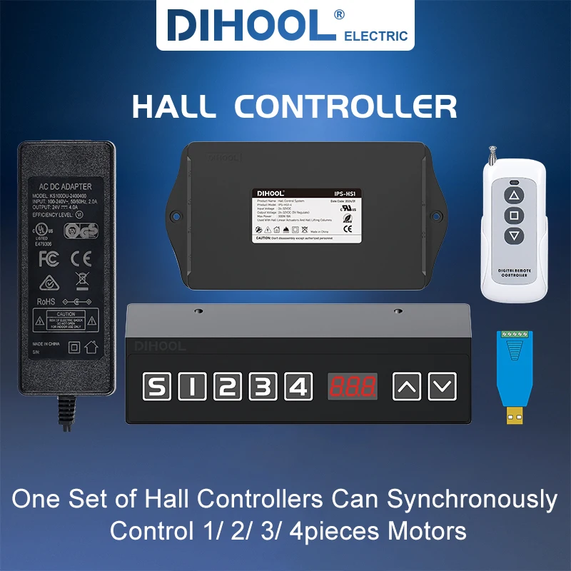 hall-sensors-Electric-linear-actuator-hall-controller-1set-controller ...
