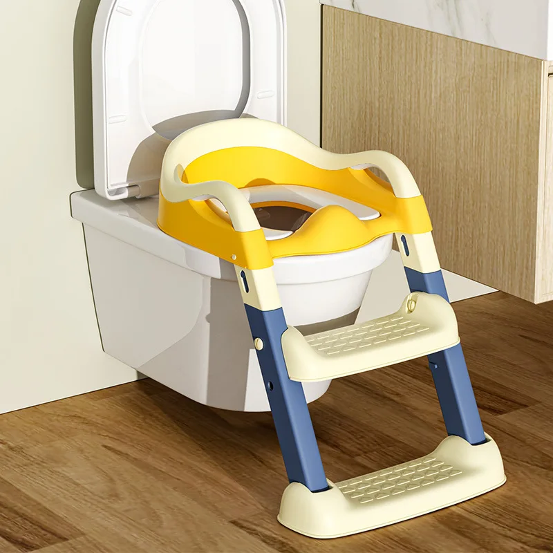Adjustable-Stepped-Children-Toilet-Seat-Boy-Girl-Toilet-Folding-Rack ...