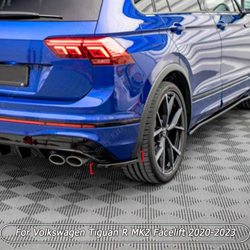 2Pcs-Car-Rear-Bumpers-Strip-Lip-Spoiler-Diffuser-Splitter-Body-Kits ...