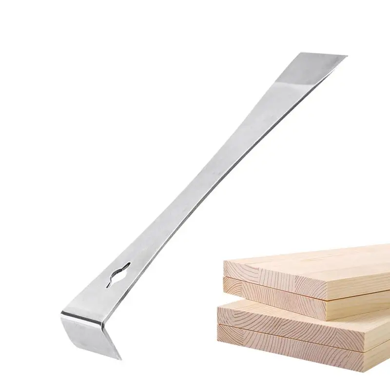 Stainless-Steel-Pry-Bar-Pocket-Metal-Nail-Puller-Scraper-Flat-Bar-Heavy ...