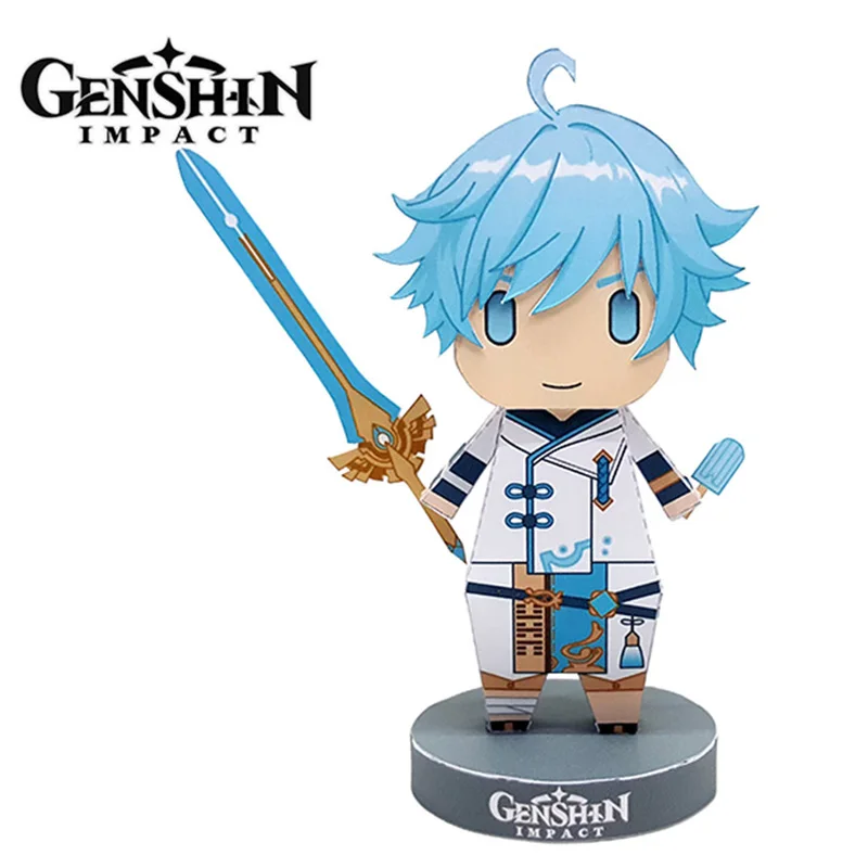 Genshin-Impact-Chongyun-Figure-Mini-3D-Cute-Paper-Model-Anime ...