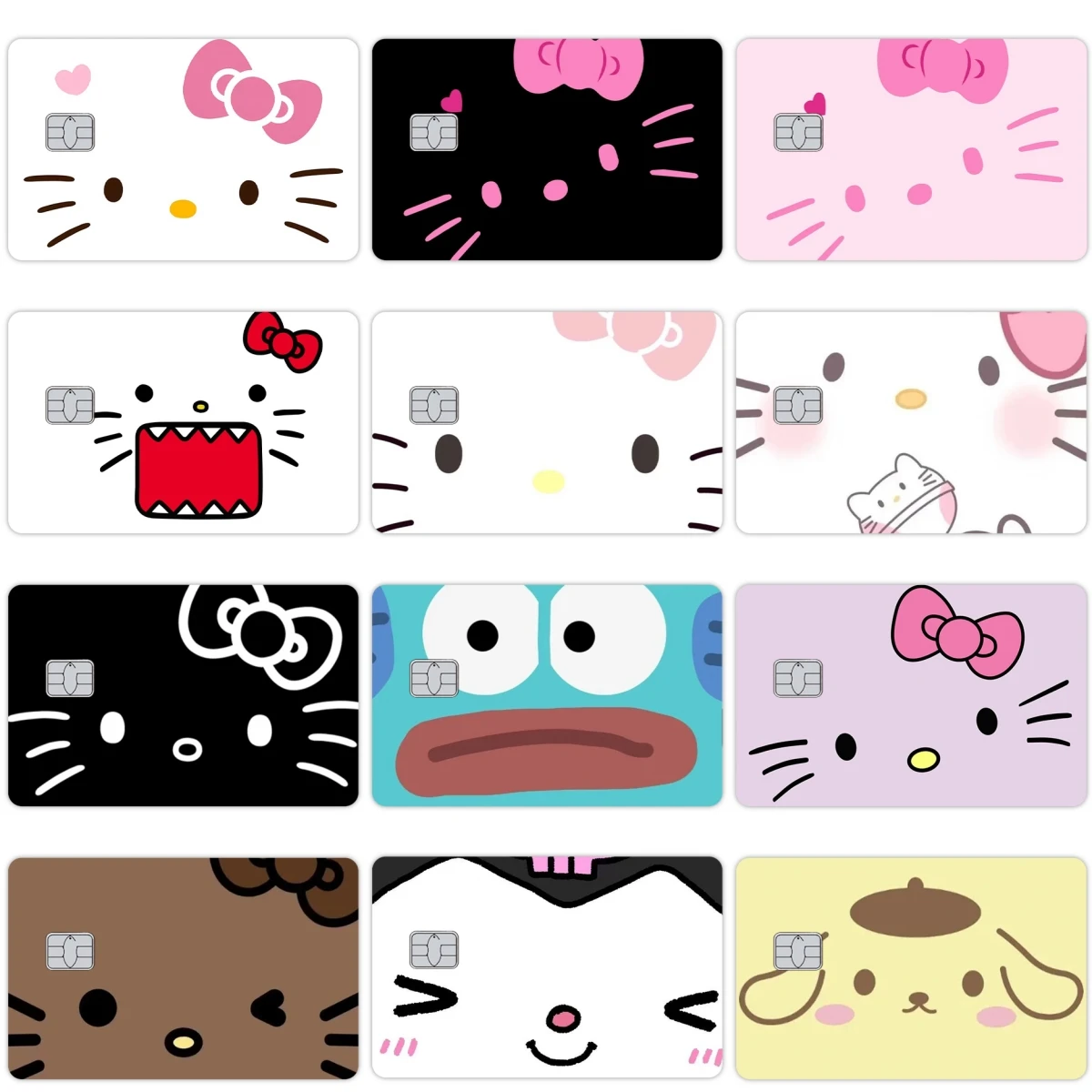 Cartoon Hello Kitty Pochacco Hangyodon Anime Cute Film Skin Cover ...