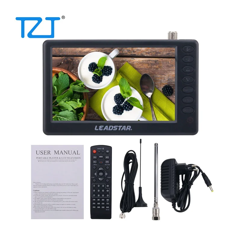 TZT LEADSTAR D5 5-Inch 800x480 Portable TV Portable Television Small TV ...