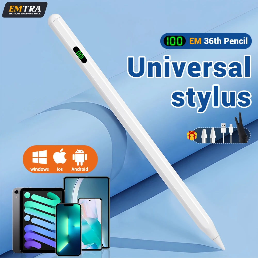 Universal-Stylus-Pen-With-LED-Digital-Power-Display-For-Android-IOS ...