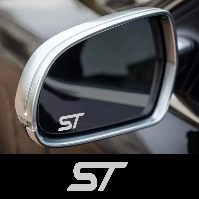 2pcs Car Sticker Strips Side Rear View Mirror Decor Decal Emblem For ...