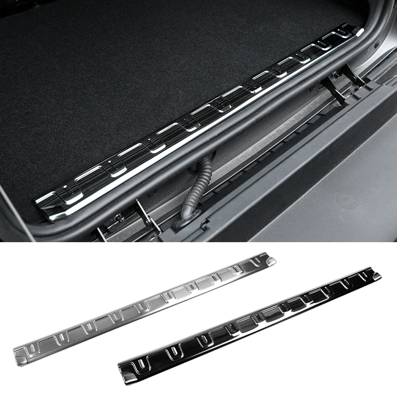 Car Trunk Guard Trim Cover Strip Rear Bumper Door Sill Plate Sticker ...
