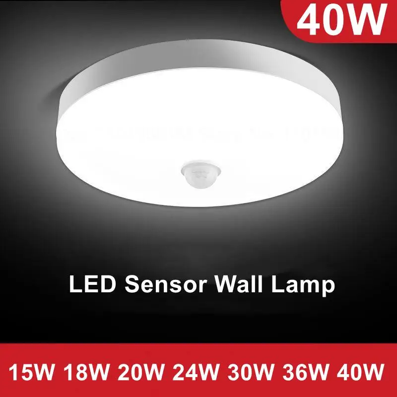 24W-36W-40W-Led-Ceiling-Lamp-PIR-Motion-Sensor-Ceiling-Night-Light-110V ...