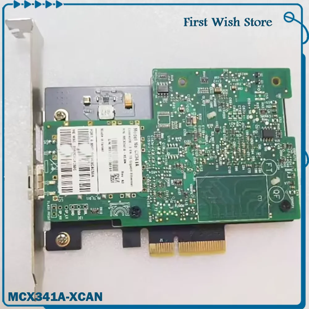 10G single-port optical fiber network card CX341A MCX341A-XCAN ...