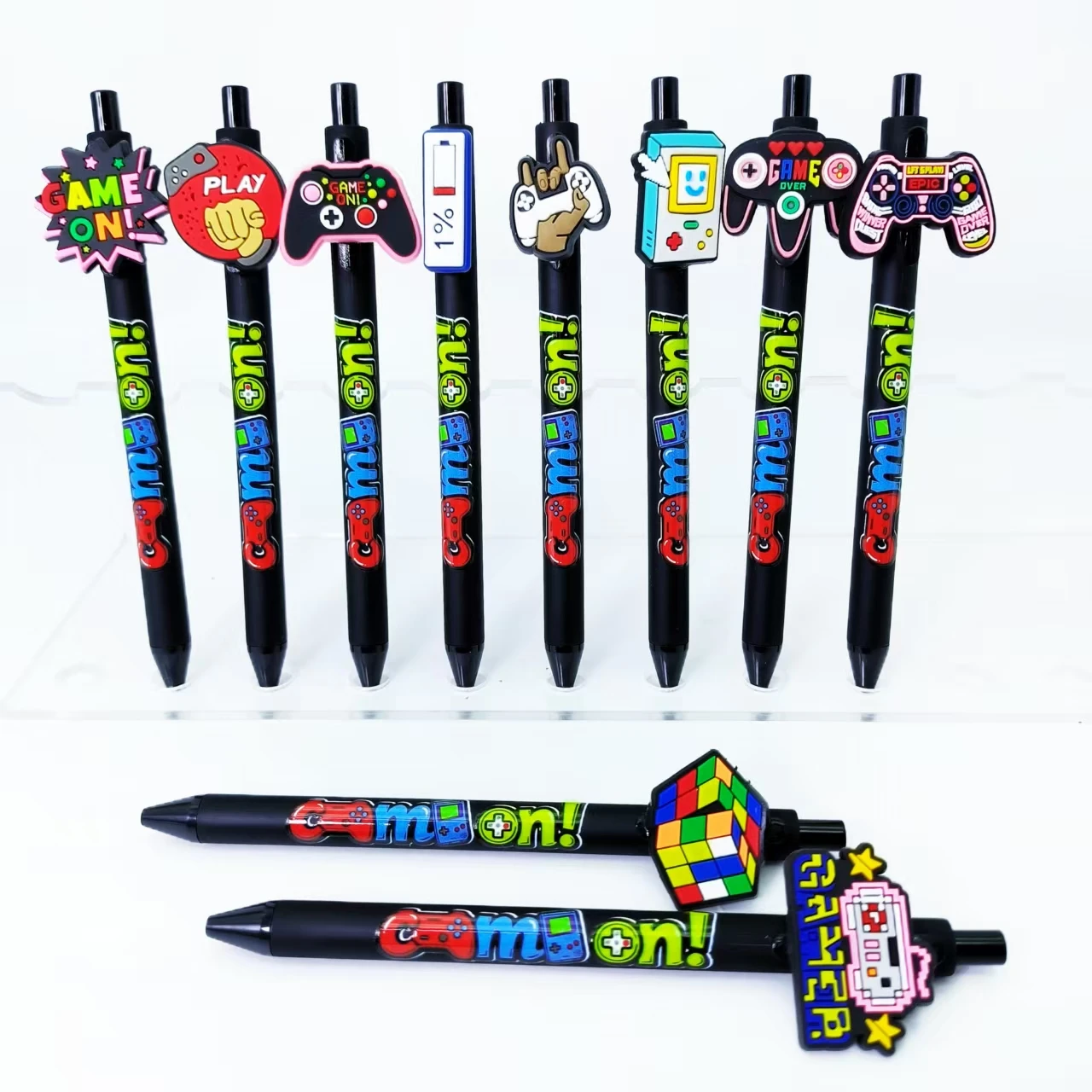 14/24pcs Love Game Theme Ballpoint Pen Game Console Controller Series ...