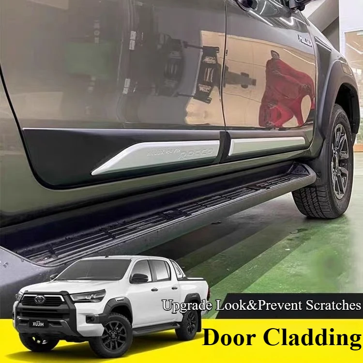 ABS GR Door Cladding for 2015-2024 Toyota Hilux REVO Pickup Truck Door ...