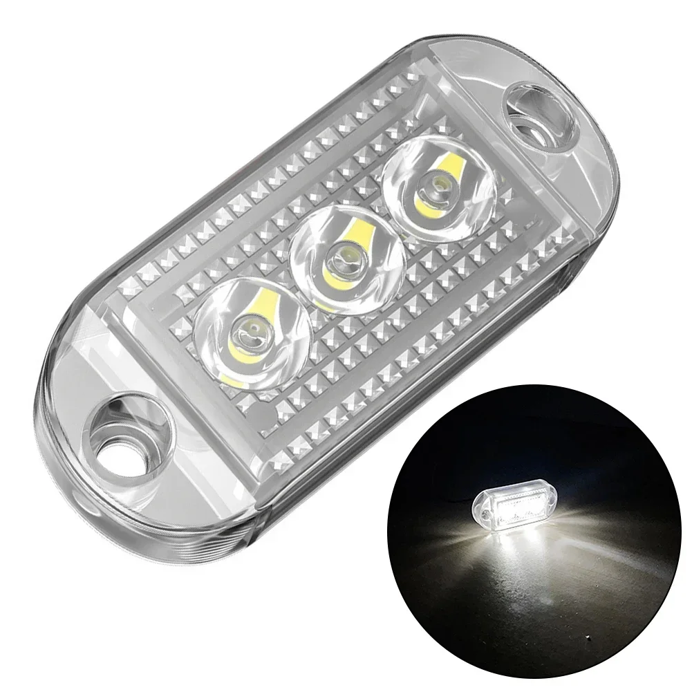 Car-LED-Clearance-Light-Side-Marker-Truck-Trailer-Lorry-Lamp-Red-White ...