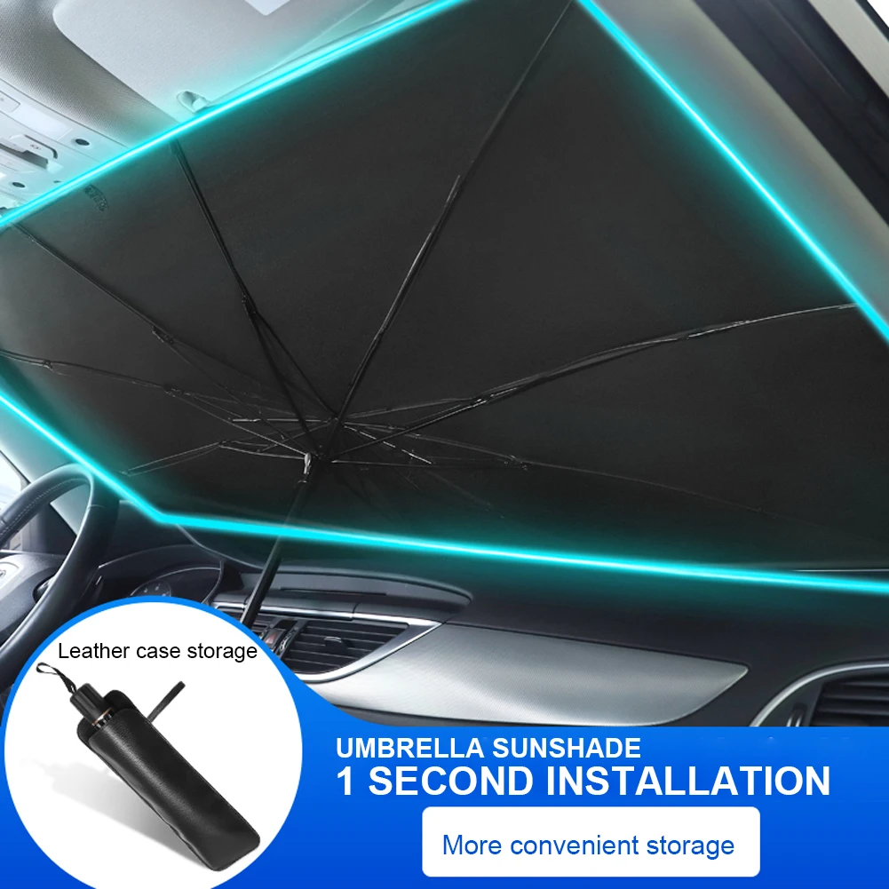 Car-Sunshade-Front-Windshield-Parasol-V-shaped-for-EV-Sun-proof-and ...